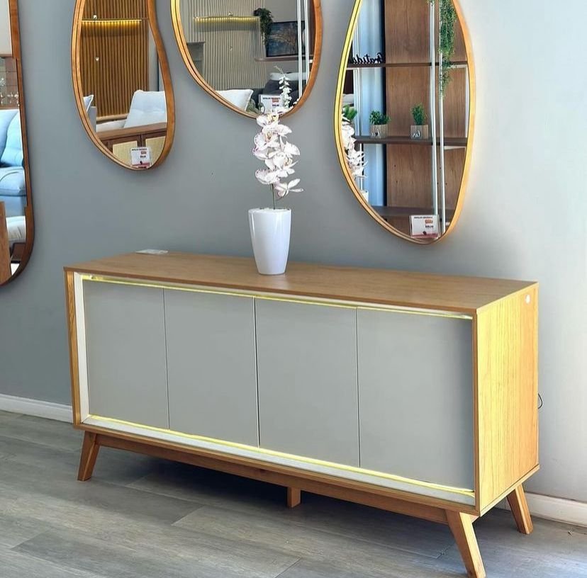 Buffet Requinte com LED – Lar Moveis Rj